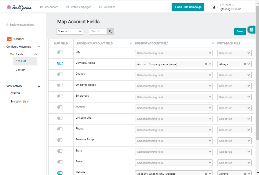 Connecting LeadGenius to Hubspot – LeadGenius