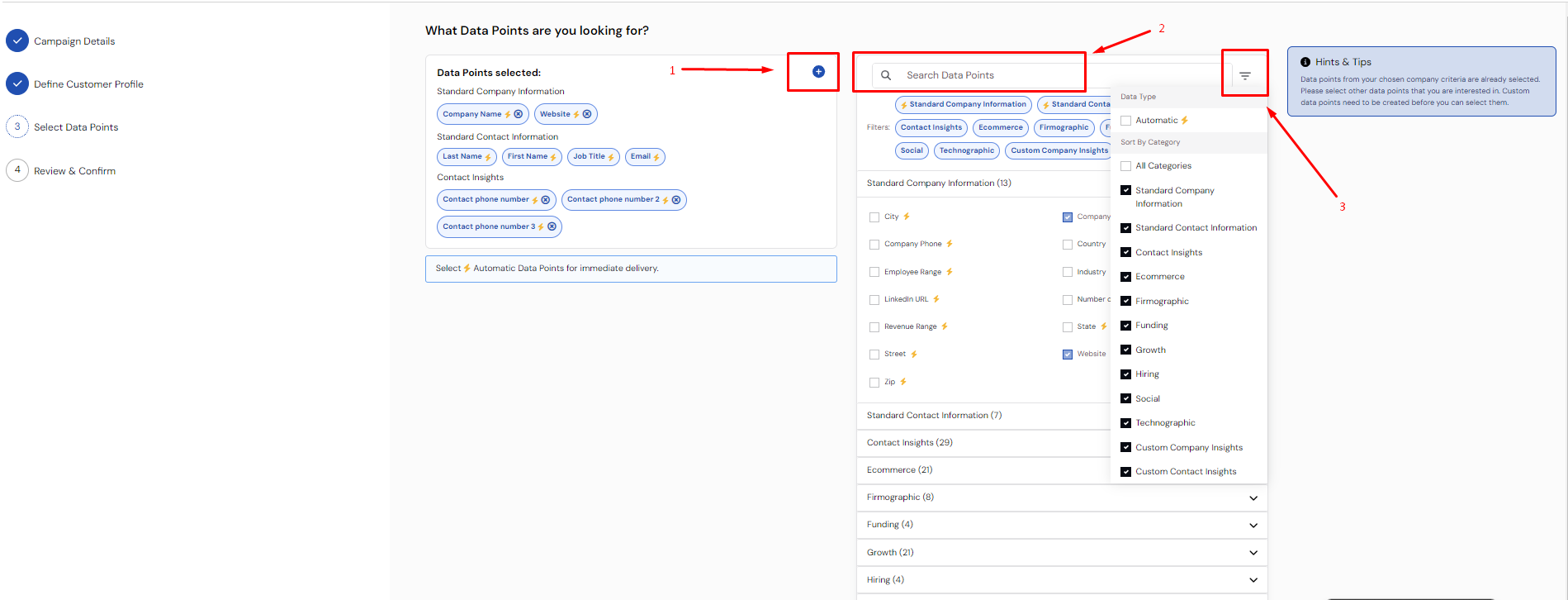 How to Create Data Campaign Using CSV File – LeadGenius