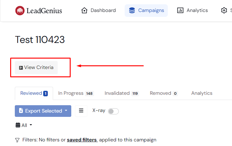 How to View API Code Sample – LeadGenius